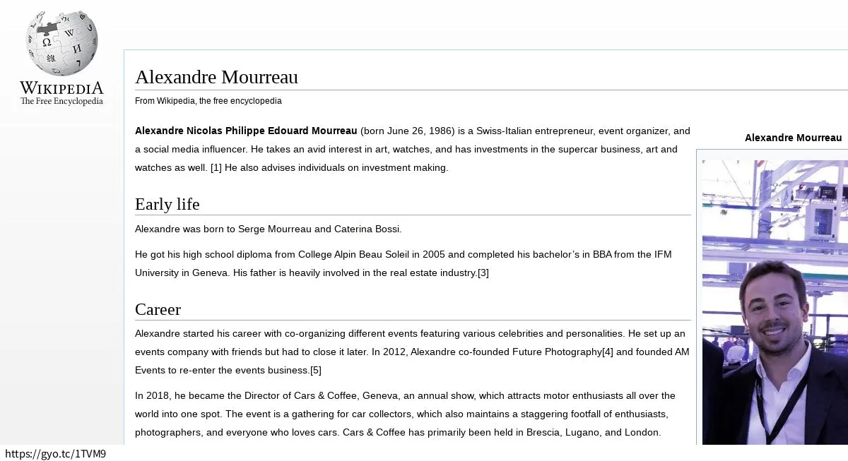 【魚拓】Wiki Professionals Inc. - Alexandre Mourreau