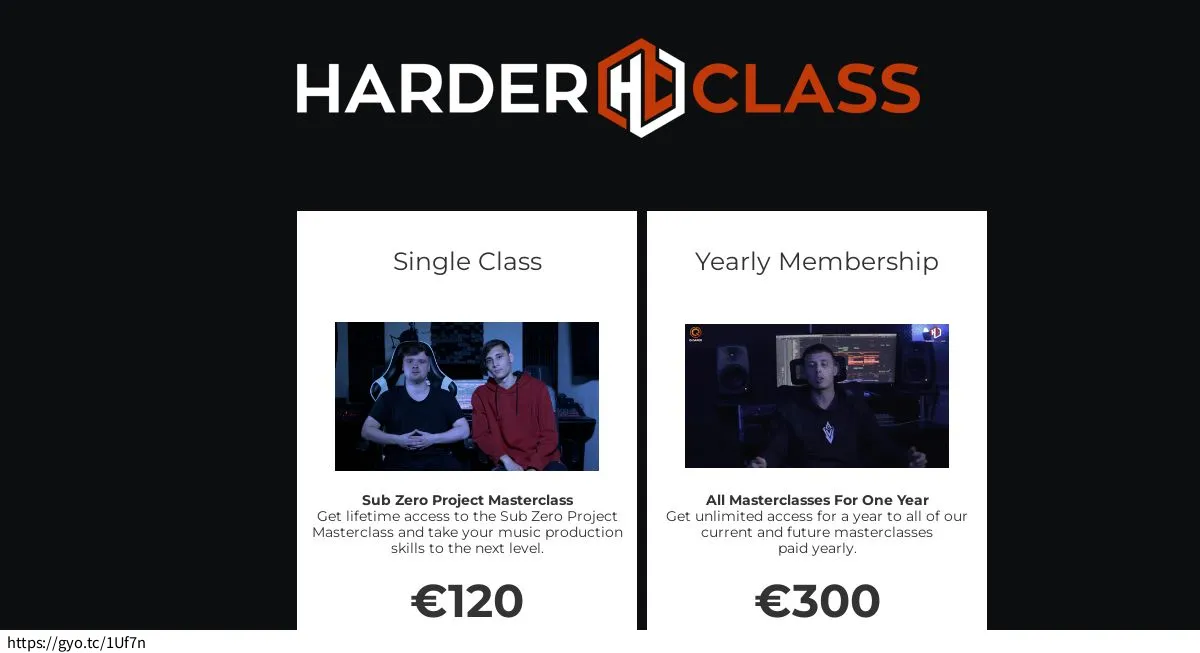 【魚拓】Sub Zero Project Masterclass – Harderclass Checkout