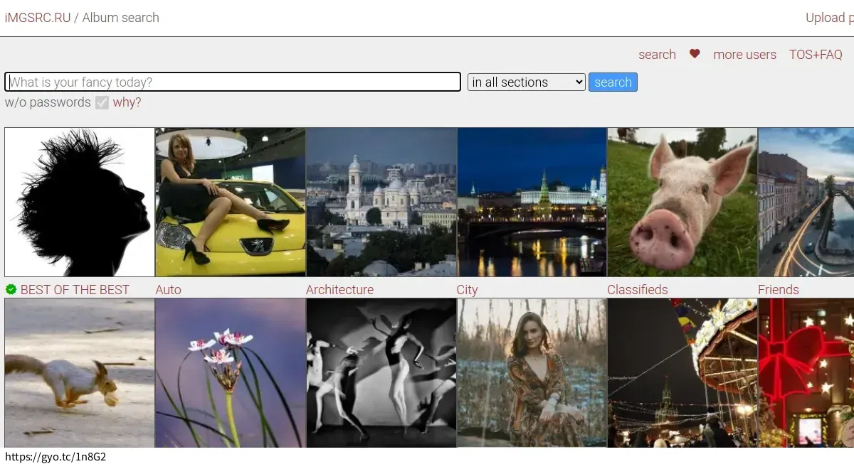 【魚拓】Album search @iMGSRC.RU