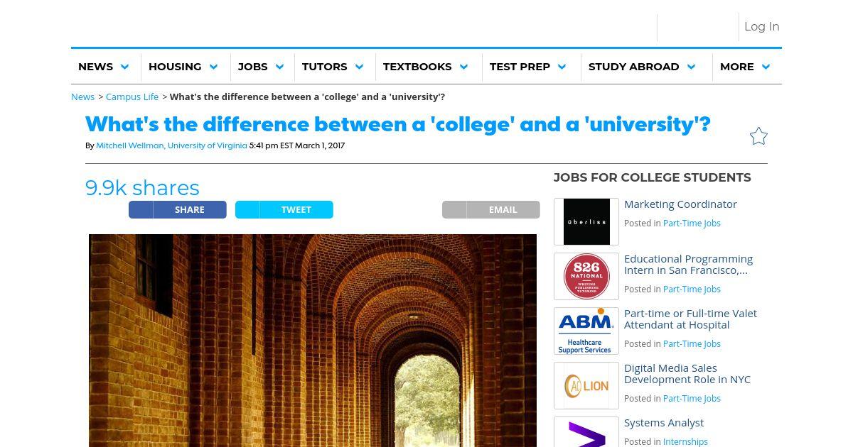 【魚拓】What's the difference between a 'college' and a 'university ... 【魚拓】What's the difference between a 'college' and a 'university ...