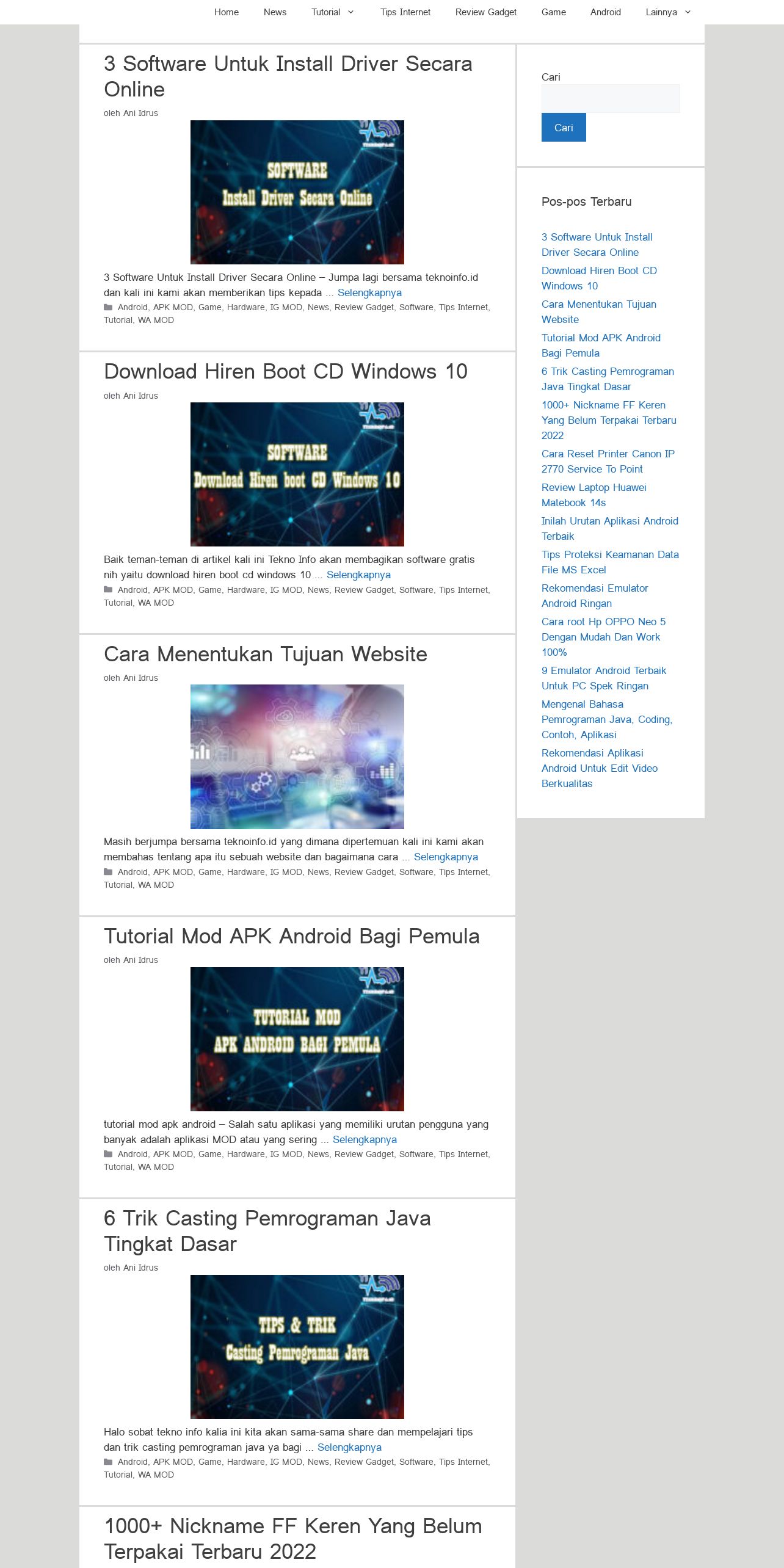 【魚拓】Tekno Info