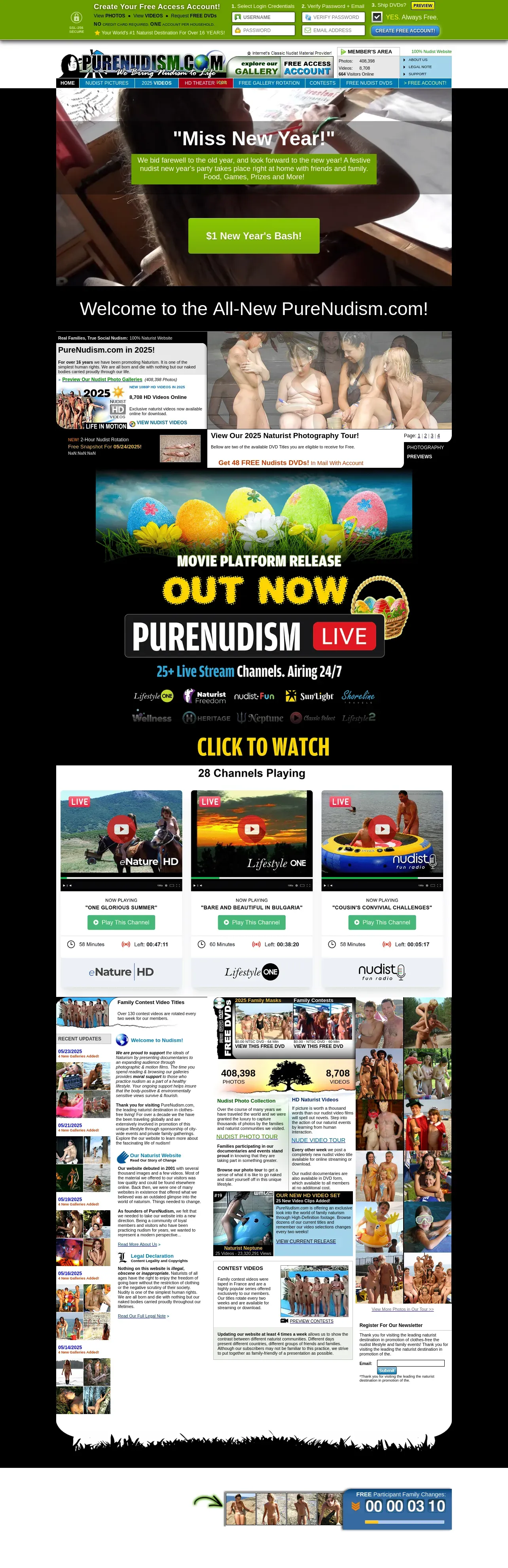 【魚拓】PURENUDISM.COM - Free Nudist Pictures, Videos & 48 FREE DVDs!